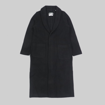 刁蛮公主 女士青果领自由襟长袖YM圈绒长款大衣PZ/A