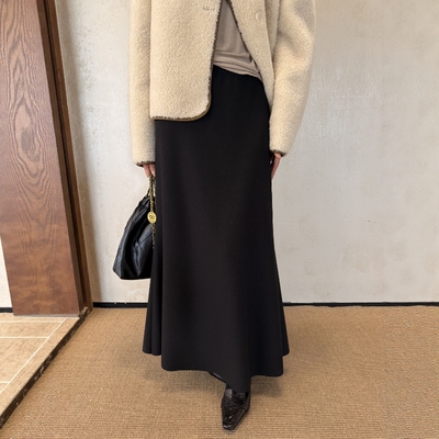 摩登197秋冬加绒高腰鱼尾半裙