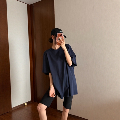 摩登197后背贴标短袖T恤女春