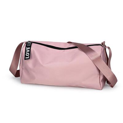 One shoulder bag for a man with a slanted pillow bag and a t