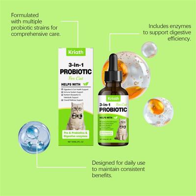 Cat tributary dropsters support intestinal balance and ease