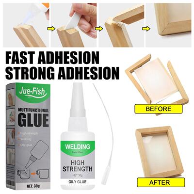 Jue-Fish Multi-Purpose Glue Transparent Quick-Drying Adhesiv