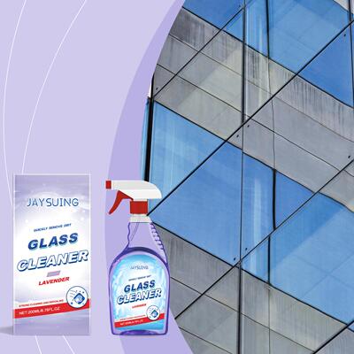 Jaysuing Lavender Scented Glass Cleaner - Removes Dust, Dirt