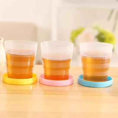 Portable folding water cup, mouth rinse cup, telescopic cup,