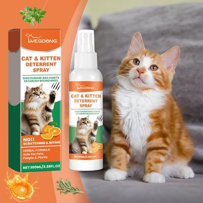 YEGBONG Cat Care Spray - Gentle Ingredients to Reduce Scratc