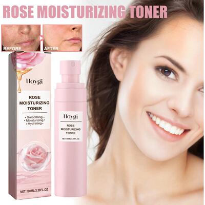 Hoygi Rose Water Moisturizing Spray, improves dry and rough