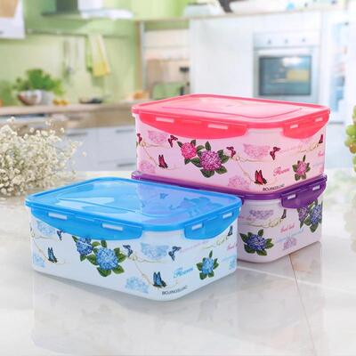 Rectangular microwave container, sealed mud moxibustion box,