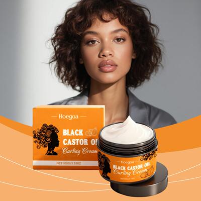 HOEGOA Hydrating Curl Defining Cream - Create Natural, Bounc