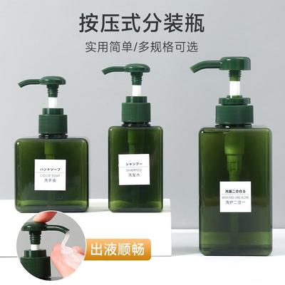 Travel-sized refill bottles for hand sanitizer, body wash, a