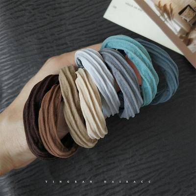 Korean-style high-elasticity hair-friendly large hair ties,