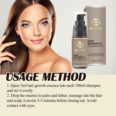 OUHOE Ginger Hair Care Spray Moisturizing and Hydrating for