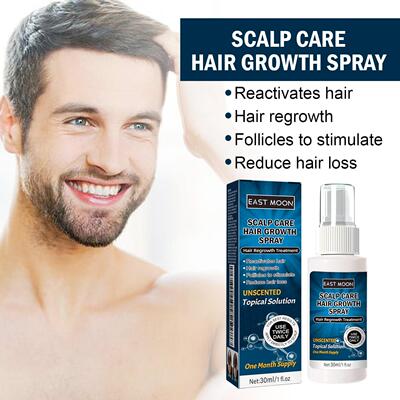 East Moon Men's Hair Care Spray - Hairline Nourishing and Mo