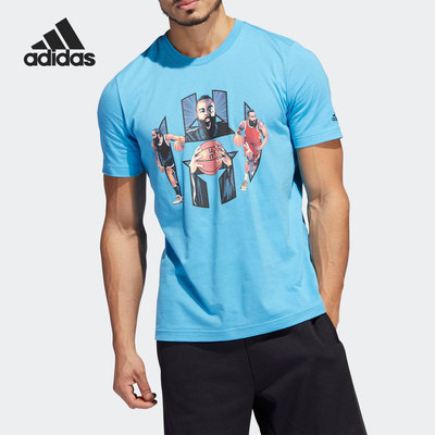 阿迪达斯男子休闲运动短袖T恤