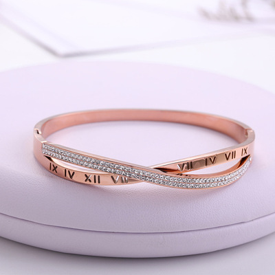 New Fashion Classic Women's Bracelet Silver Color Gold