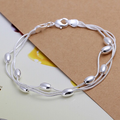 925 Stamped Silver bracelet chain fashion design product