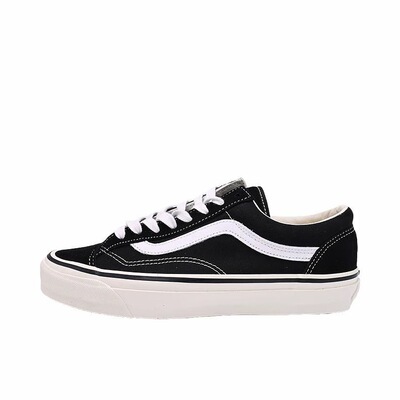 Vans Old Skool 36 经典 舒适百搭 板鞋 男女同款黑色VN000E8VBPT