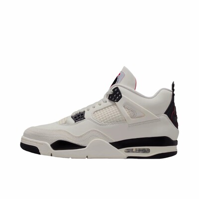 Jordan Air Jordan 4 Retro 支撑 中帮 男款 白黑红IM4002-100