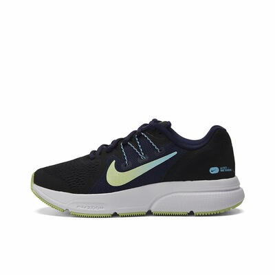 Nike Zoom Span 3 舒适 防滑透气 跑步鞋 女款 黑绿蓝CQ9267-013