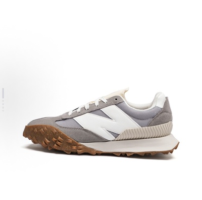 New Balance XC-72皮革防滑耐磨跑步鞋 男女同款 灰白UXC72RF