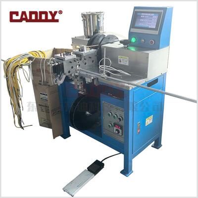 CADDY半自动鞋带打头机数控型自动定位加热冷却红外感应护手