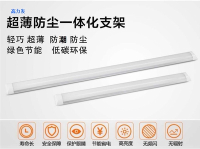 LED净化灯一体支架灯 防潮防尘低压直流交流DCAC12V24V36V