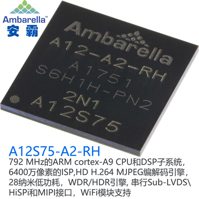 安霸A12S75cpudsp主控