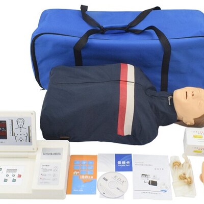 高级电子语音心肺复苏模拟人D半身假体模型CPR230