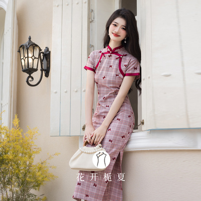 复古民国风日常可穿少女旗袍