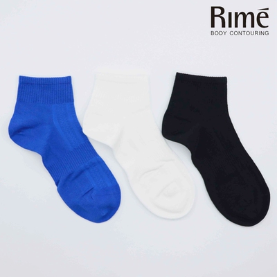 Rime韵魅精梳棉网眼运动男短袜子无骨抗菌吸汗透气薄浅口春夏薄款