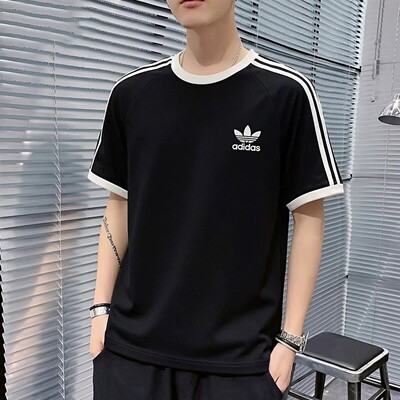 adidas三叶草篮球短袖棉T恤男