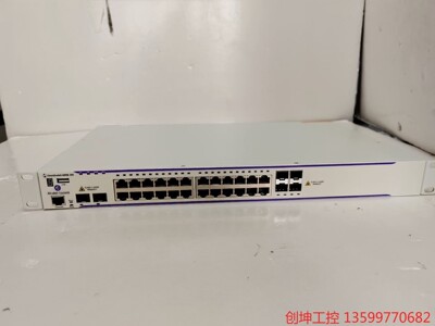 （创坤设备）阿尔卡特 6850E-24X千兆电口交换机 DC电源（无电源