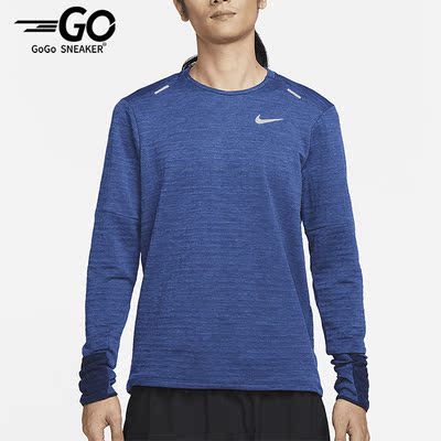 Nike/耐克正品冬季男子运动加绒休闲长袖T恤DD5650-451