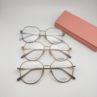 来购镜吉丝图特简约时尚眼镜细边纯钛款JL33041