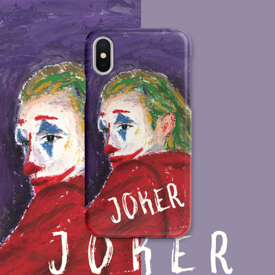原创小丑涂鸦苹果手机壳