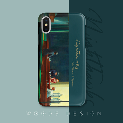 原创复古霍普名画油画手机壳