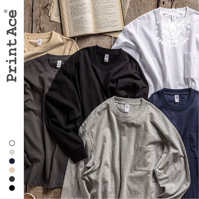 复古长袖PrintAce长袖