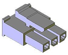 MOLEX正品436450300直插插座 适于插孔 单排 3路 Micro-Fit 3.0