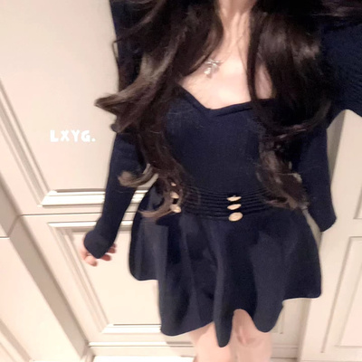 LXYG纯欲小香抹胸针织开衫两件套