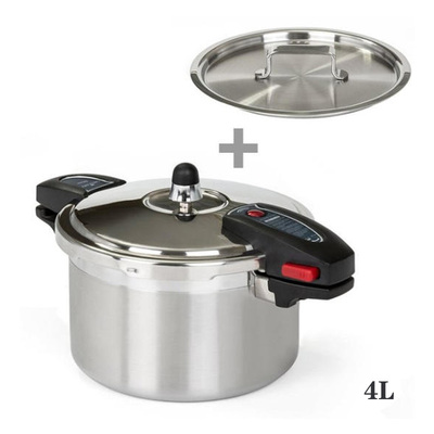 韩国原装进口正品Queensense5层304不锈钢高压锅压力锅电磁炉通用