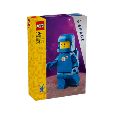 乐高积木小人仔40921放大版蓝色宇航员小人拼装玩具儿童生日礼物