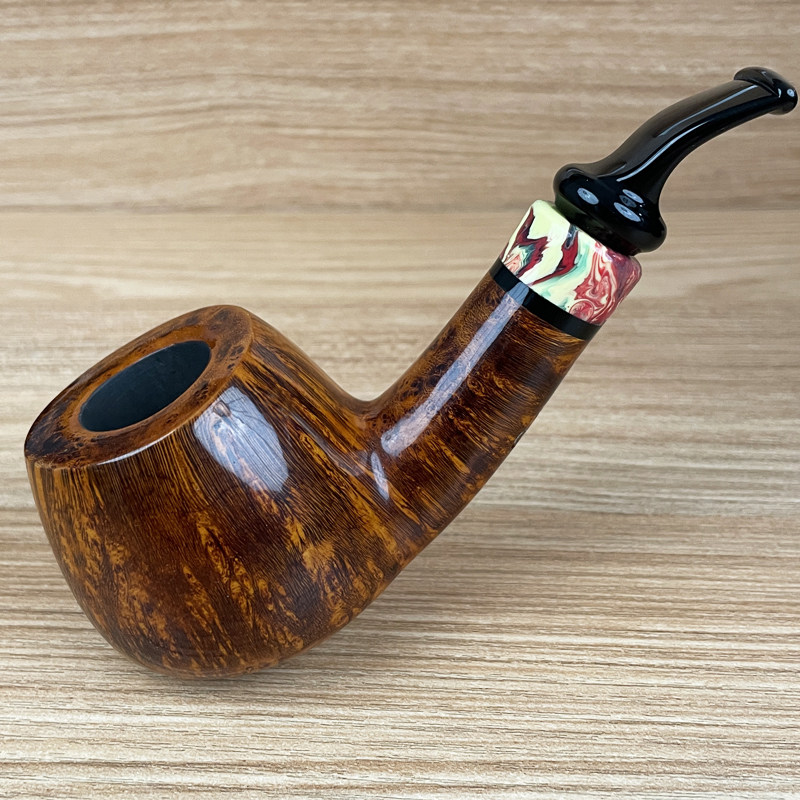 Vikss老式旱烟斗烟袋烟枪两用双重过滤铜仿纯铜锌合金仿黄铜加厚_虎窝淘