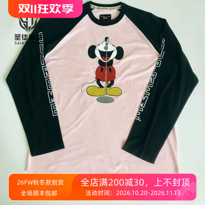 Supreme米老鼠三方联名长袖