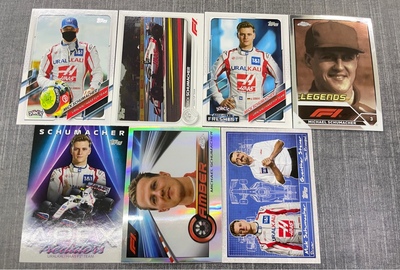 F1赛车卡 topps MICK  michael schumacher 大小舒马赫 父子 专集