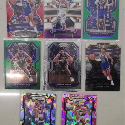 nba球星卡 帕尼尼勇士奇才Jordan Poole乔丹普尔select prizm专集