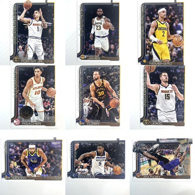 2025-26 topps Flagship NBA 篮球球星卡全套普卡200张 及单卡