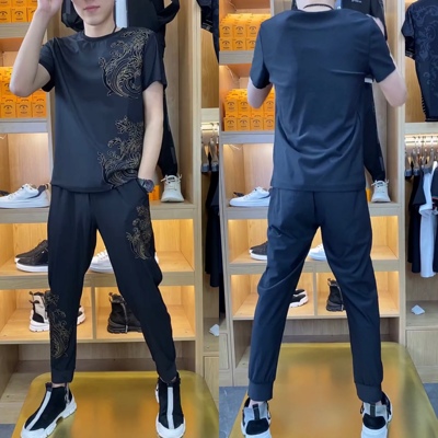 中国风潮流百搭帅气休闲运动套装