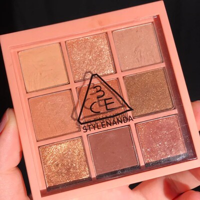 3CE眼影盘九宫格smoother