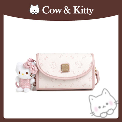 正品CowKitty女包2026新款单肩斜挎女包时尚简约通勤百搭斜挎包女