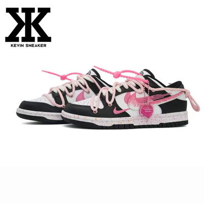 Nike奶儿科粉色火焰系带女低帮