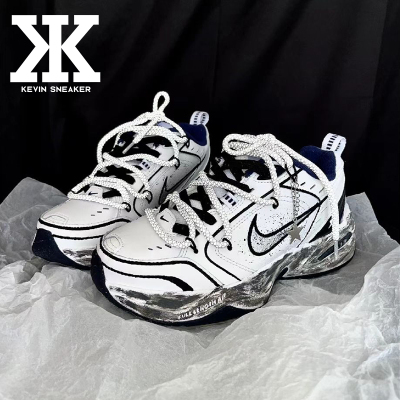 球鞋定制Nike耐克Air Monarch 4浩瀚星辰挂饰反光机能低帮老爹鞋